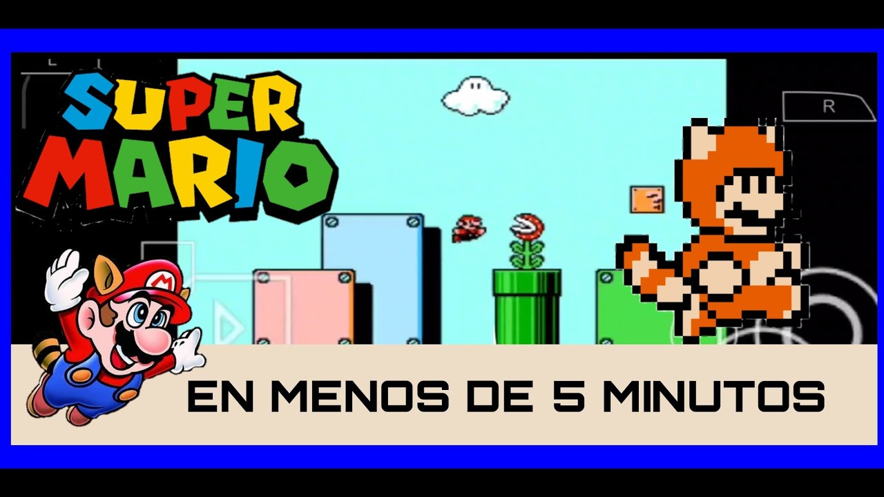 SUPER MARIO BROS EN MENOS DE 5 MINUTOS 😱!!!!....(Está vez lo conseguí ...