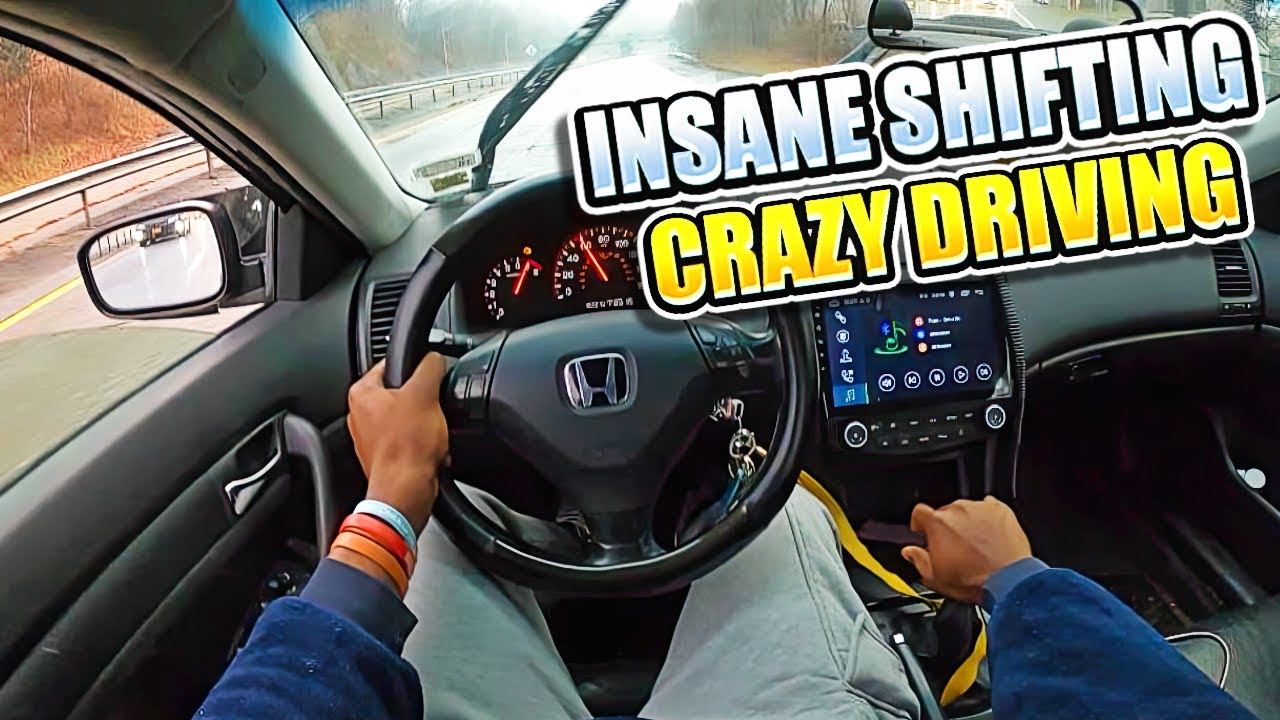 INSANE SHIFTING SPEED! - V6-6MT Accord DRIVER MOD Compilation (POV ...