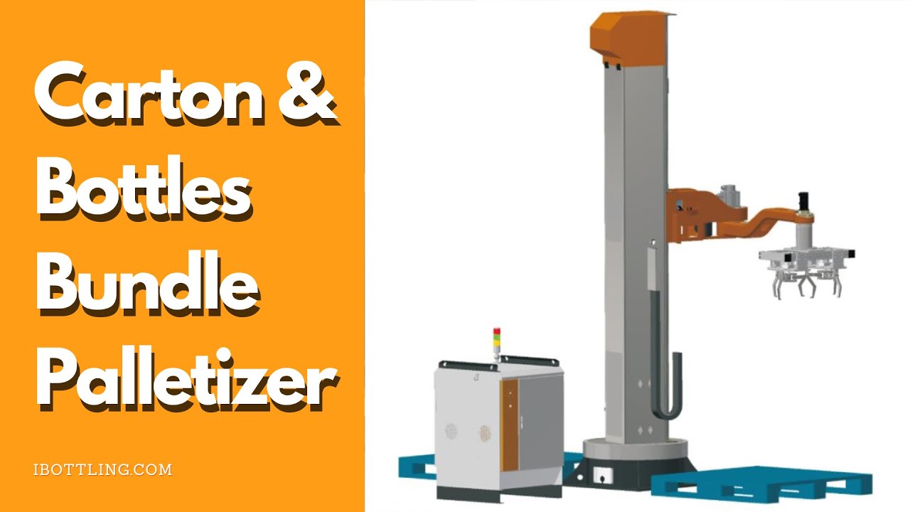 Carton & Bottles Bundle Palletizer - YouTube