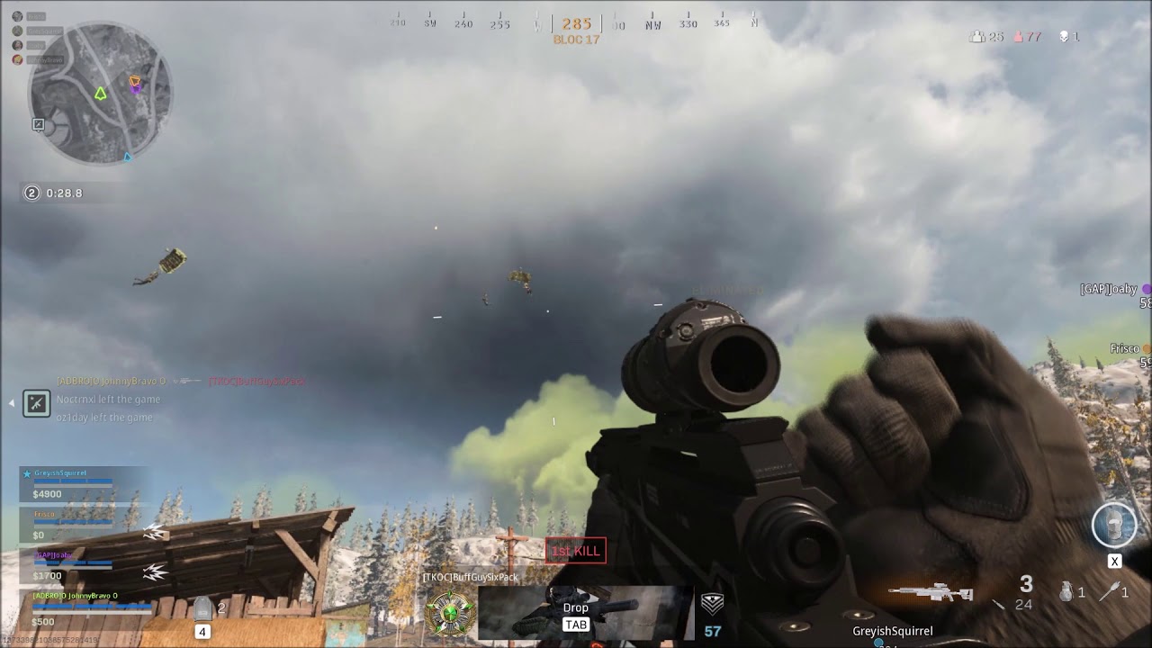 Warzone - Parachute Snipe - YouTube