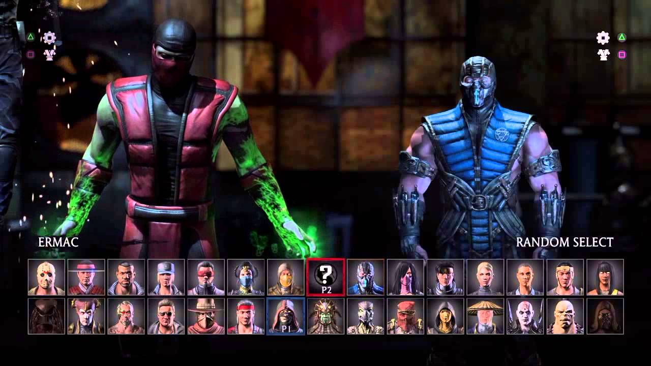 Mortal kombat X - klassic ermac skin showcase - YouTube