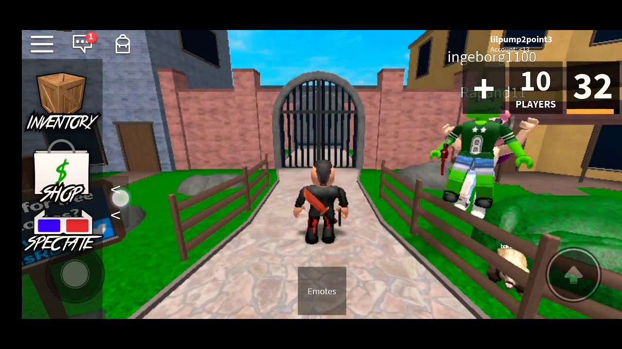 Mm2 game play - YouTube