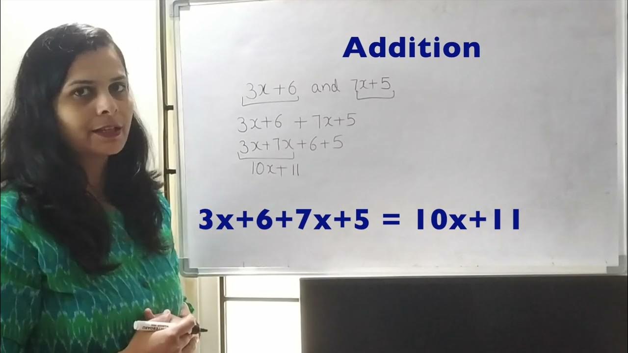 Addition and Subtraction of algebraic expression || Finding the value ...