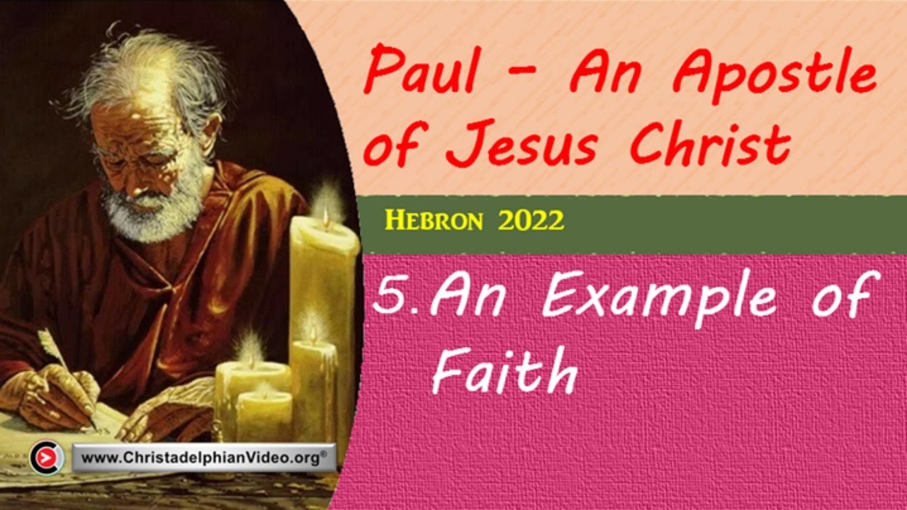 The apostle Paul #5 An example of Faith - YouTube