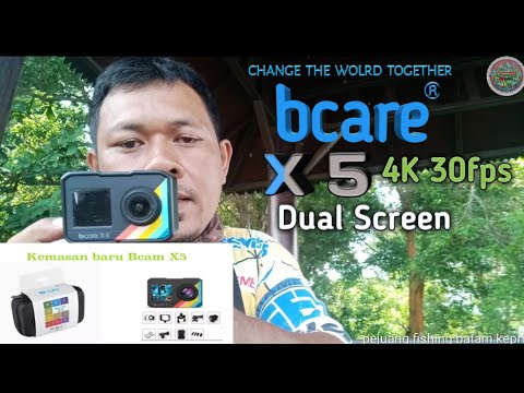 Unboxing Action Camera Dual Screen Bcare X5 4K 30fps 16Mega Pixel - YouTube