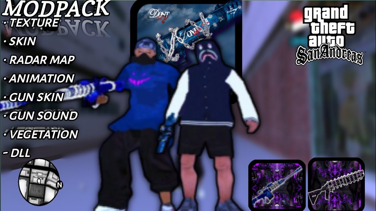 SHARE MODPACK ANTI LAG (PC HUD STYLE) NO LAG FPS UP+ | SAMP - YouTube