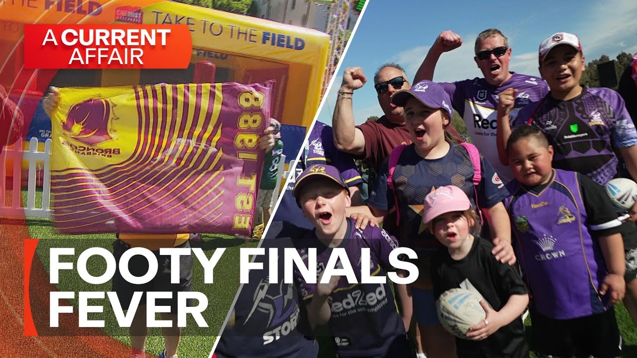 Fans get set for a footy finals frenzy! | A Current Affair - YouTube