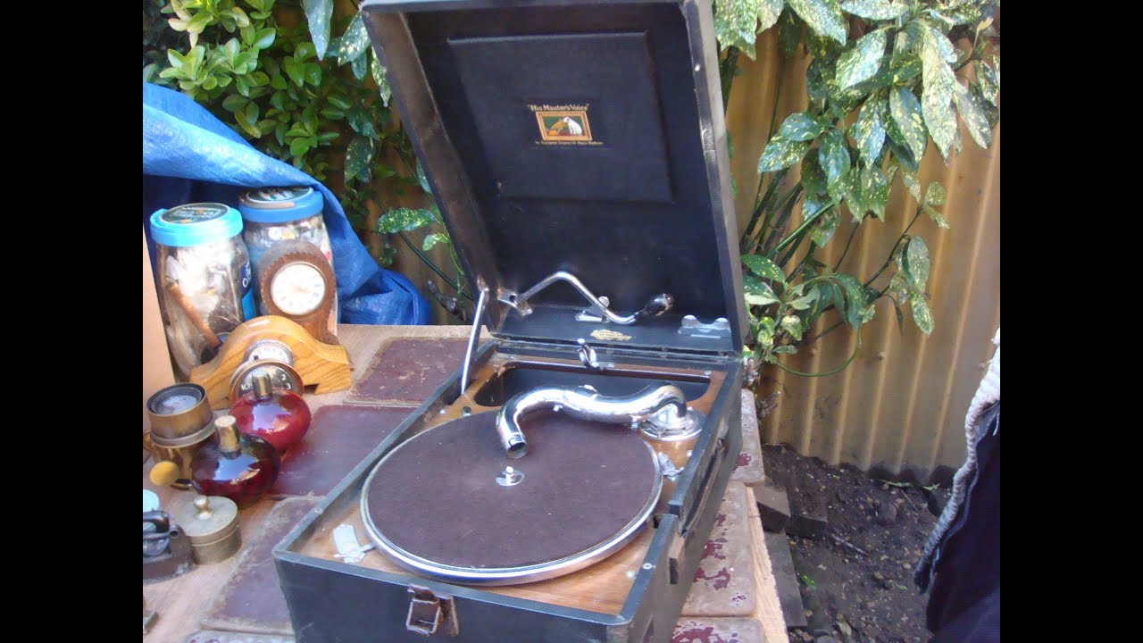 VINTAGE HMV / HIS MASTER'S VOICE GRAMOPHONE MODEL 102 No HAVE SOUND BOX ...