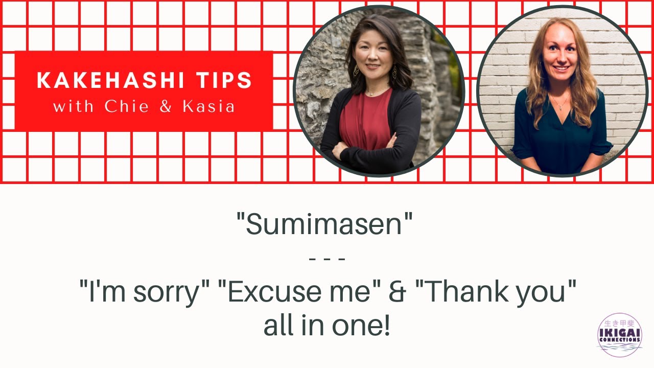 Sumimasen: "I'm sorry," "Excuse me," and "Thank you" - all in one ...