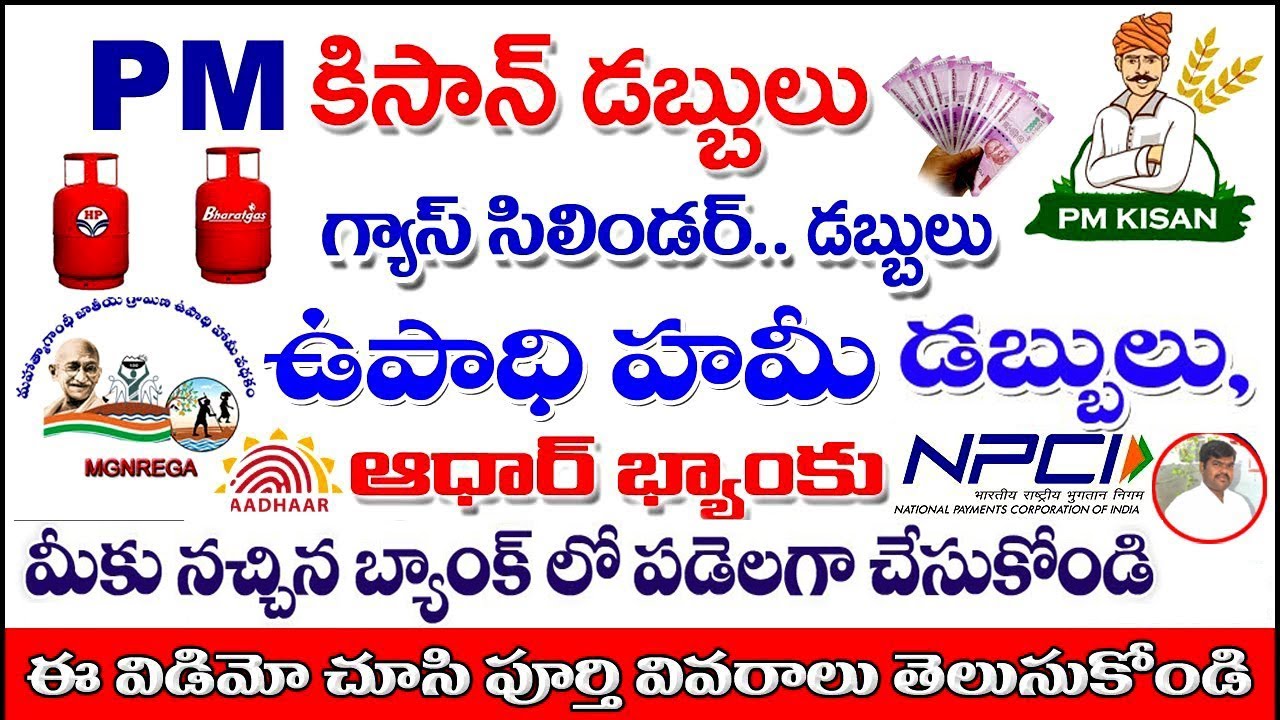 How to change pm kissan bank account check status ll NPCI Link to Bank ...
