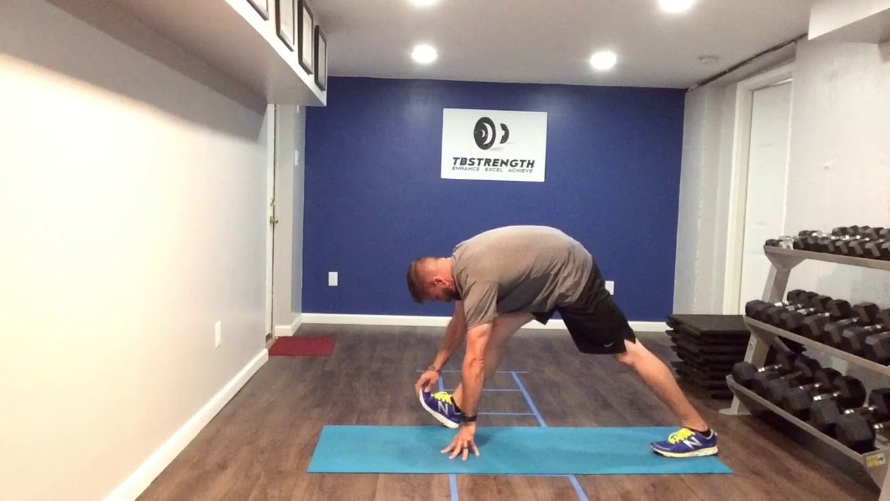 Prone Hamstring Stretch - YouTube