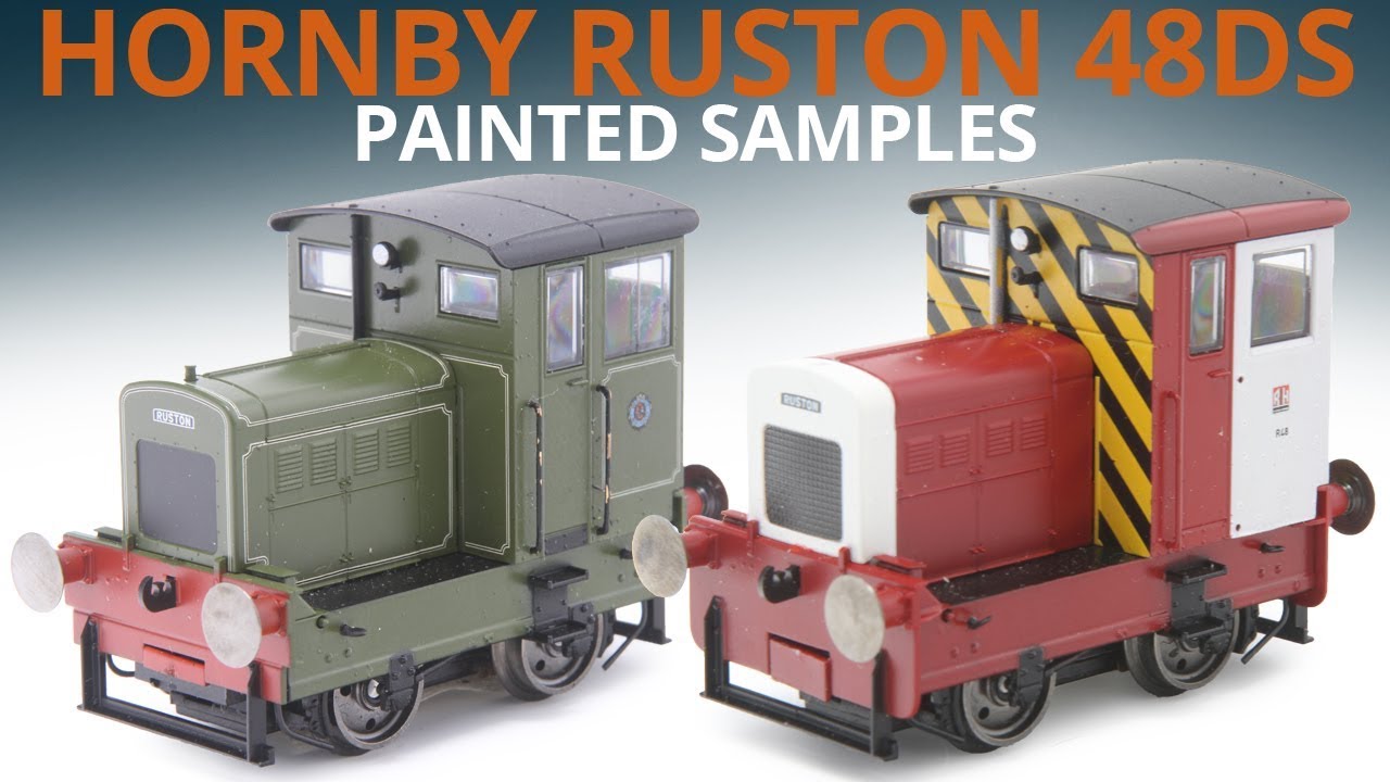 Hornby Ruston 48DS Shunter Preview - Painted Samples - YouTube