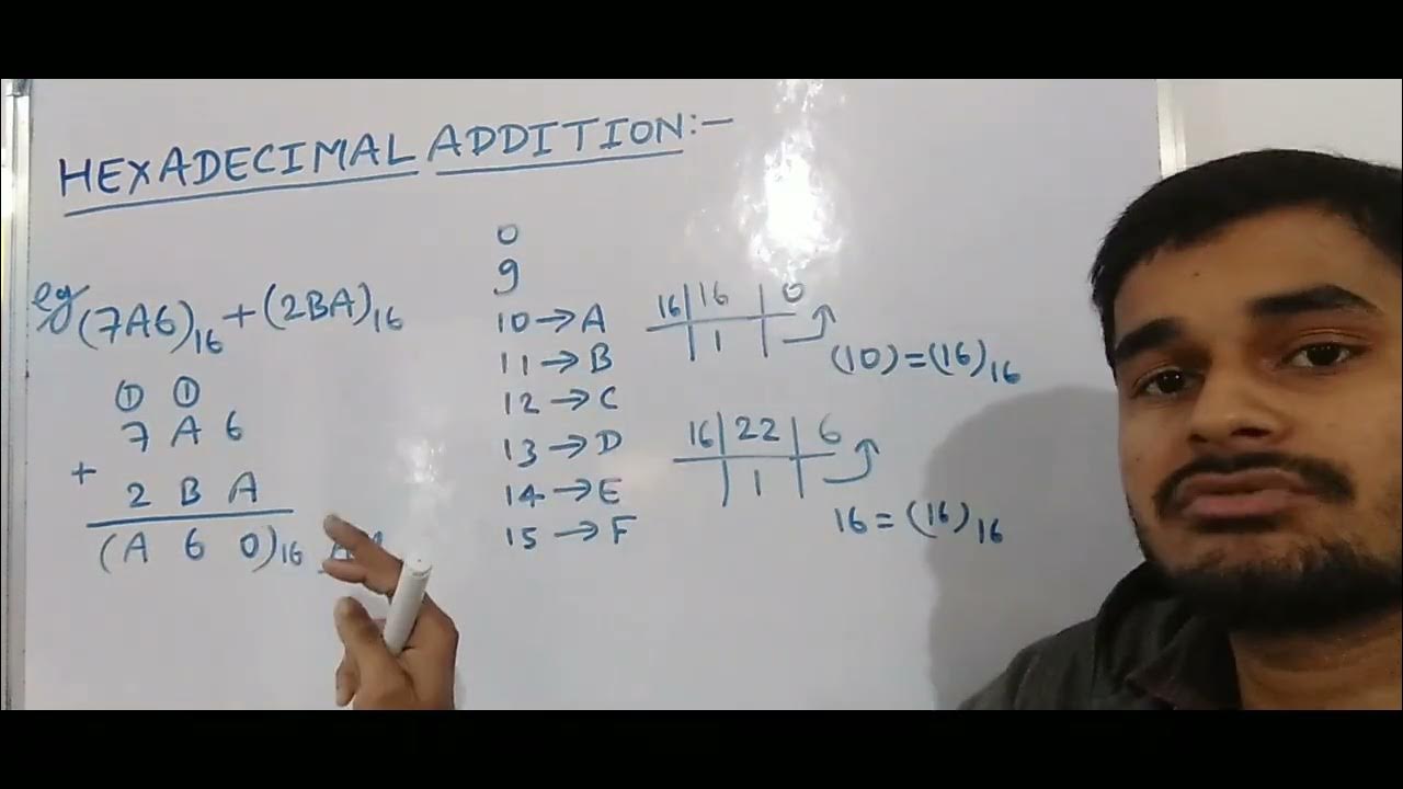 Hexadecimal Addition || Hexadecimal Addition in digital System - YouTube