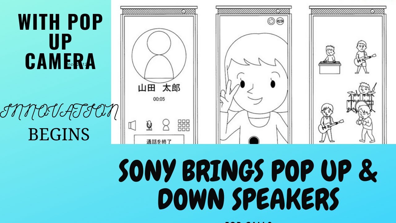 Sony Patents Xperia Phone with Pop-up Camera and Speakers !!! New ...