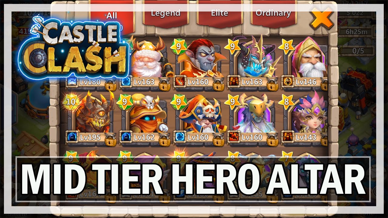 Castle Clash Gameplay Hero Altar Review - Android Let's Play - YouTube
