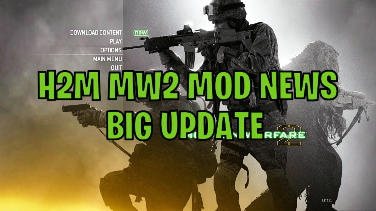H2M MOD (MW2 MOD) NEWS UPDATE... ITS COMING SOON!!!! - YouTube