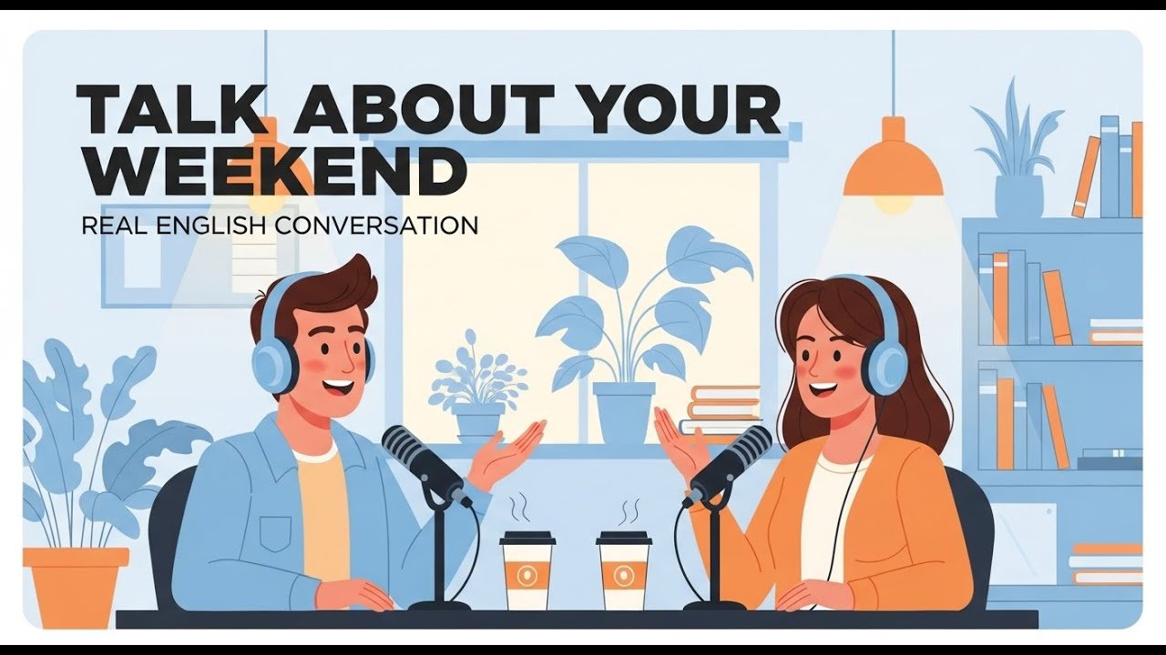 “Talk About Your Weekend in English — Real Conversation Practice (A2–B1 ...