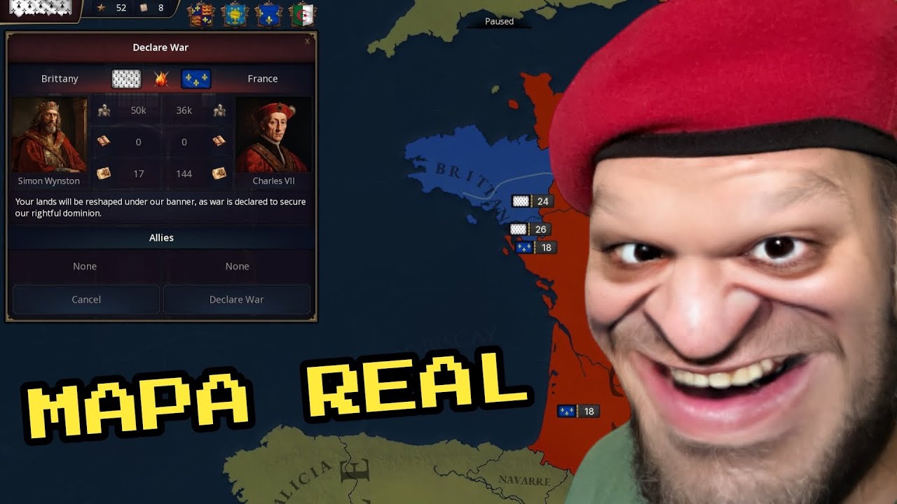 AGE OF HISTORY 3 - MAPA REAL - YouTube