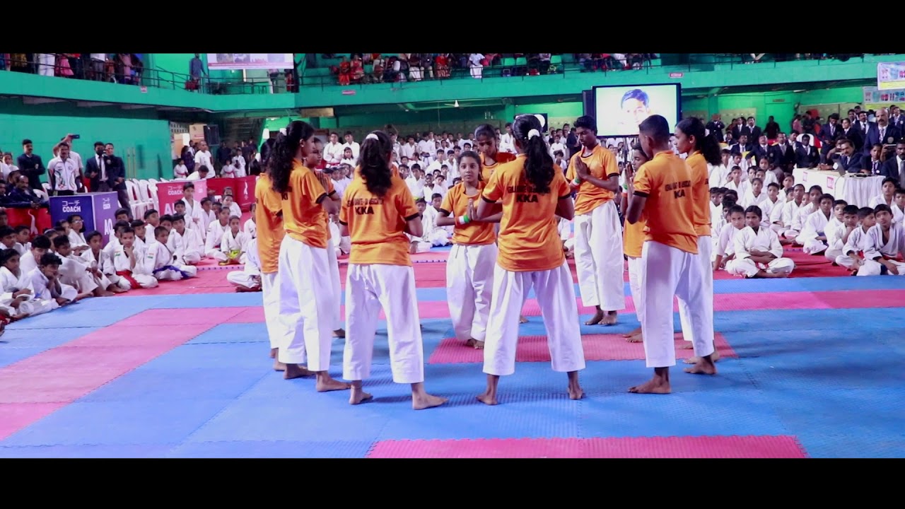 Karate demonstration(stage program) - YouTube