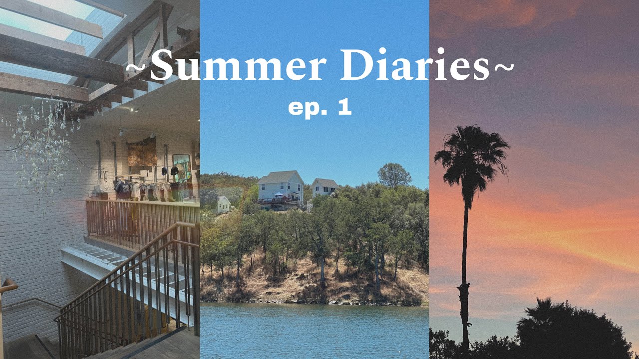 Summer Diaries Ep.1☀️ (boating, girls night, shopping vlog) - YouTube
