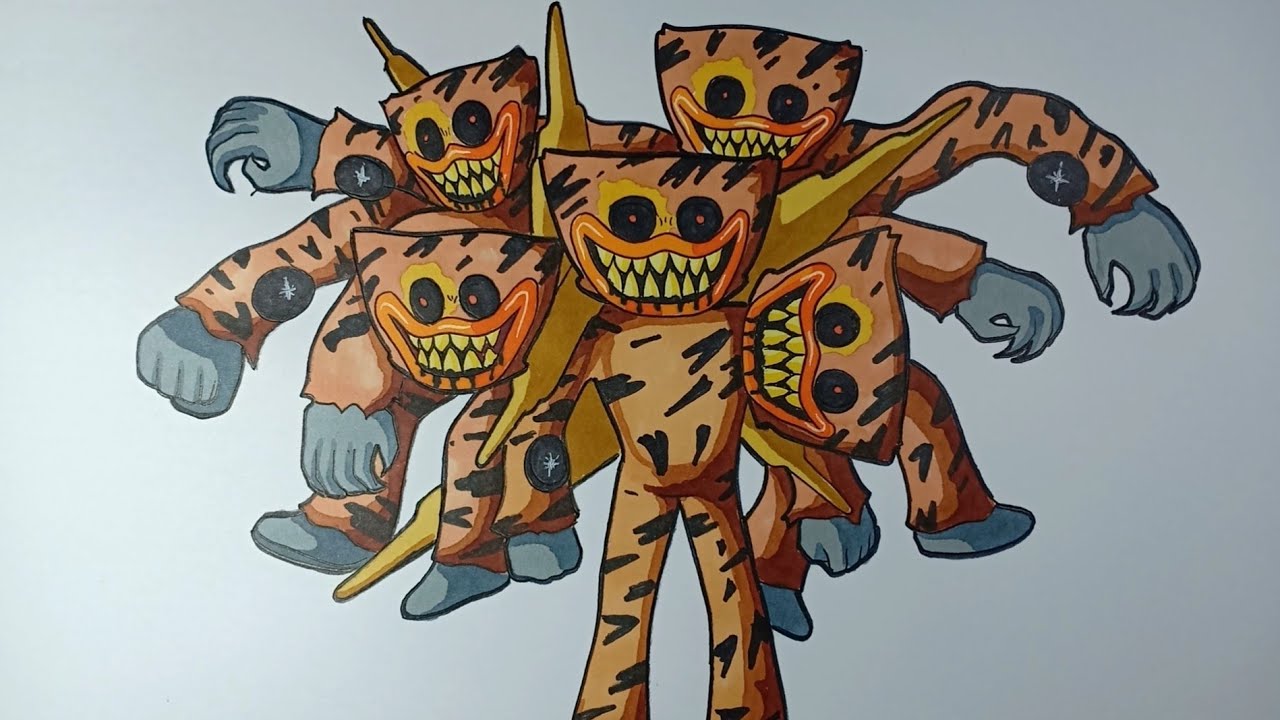Vẽ DANNY BENNY Tội Đồ Ô Uế Nhân Cách Thứ 7 Drawing HUGGY MODS - YouTube