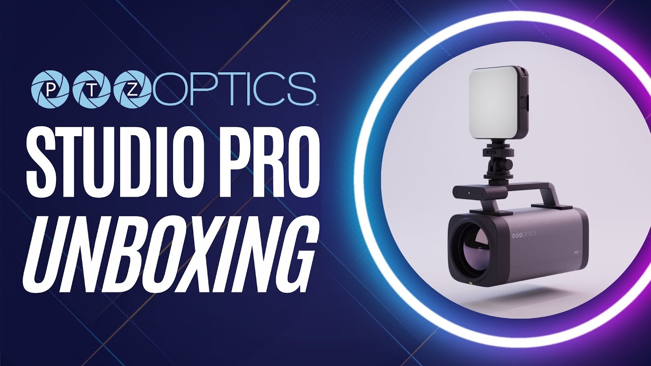 PTZOptics Studio Pro Unboxing - YouTube