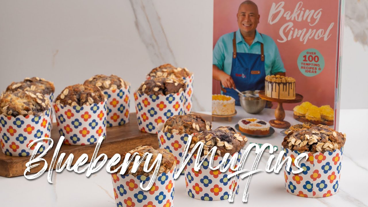 BLUEBERRY MUFFINS | Baking Simpol - YouTube