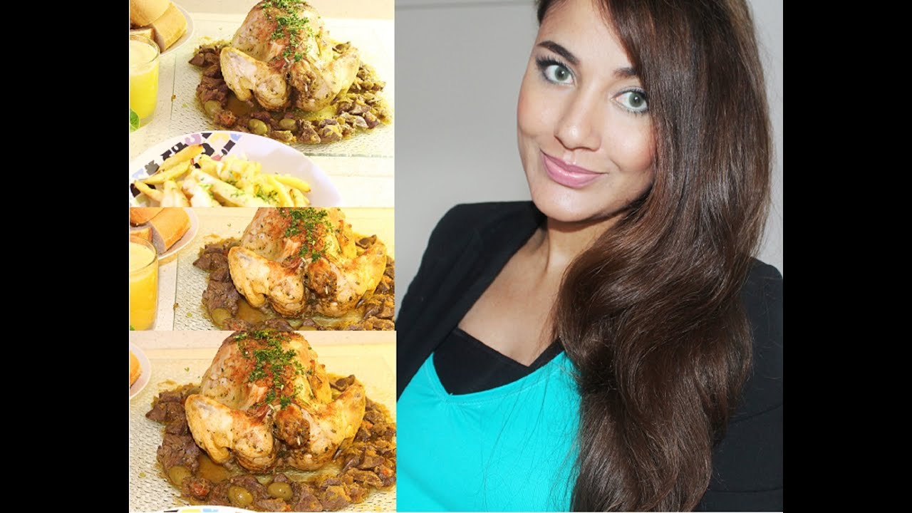Djaj mhamer/دجاج محمر /Poulet roti /Chicken Mhammar - YouTube