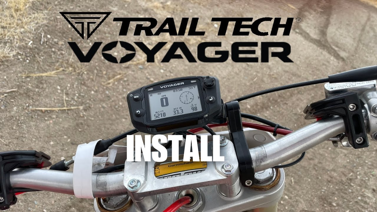 Trail Tech Voyager Computer Install! | CR250R Two Stroke - YouTube
