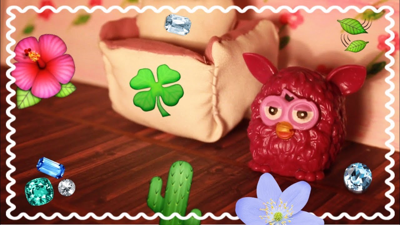 Как сделать кроватку для малышки||Furby дом||Furby house - YouTube