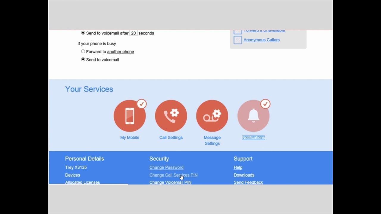 Commportal User: Resetting PINs and Passwords - YouTube