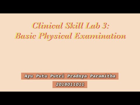 RKK Responsi CSL 1.3 Basic Physical Examination FK Undiksha / Ayu Putu Putri Pradnya Paramitha ...