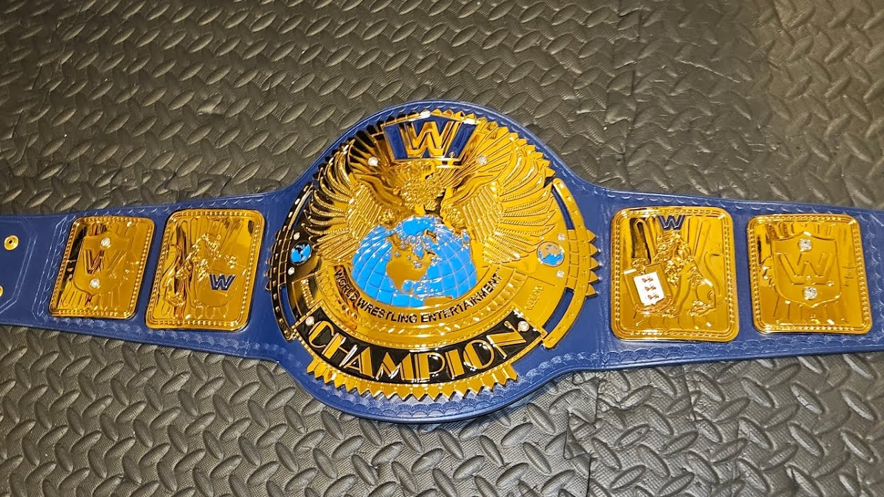 WWE Blue Big Eagle Belt Review - YouTube