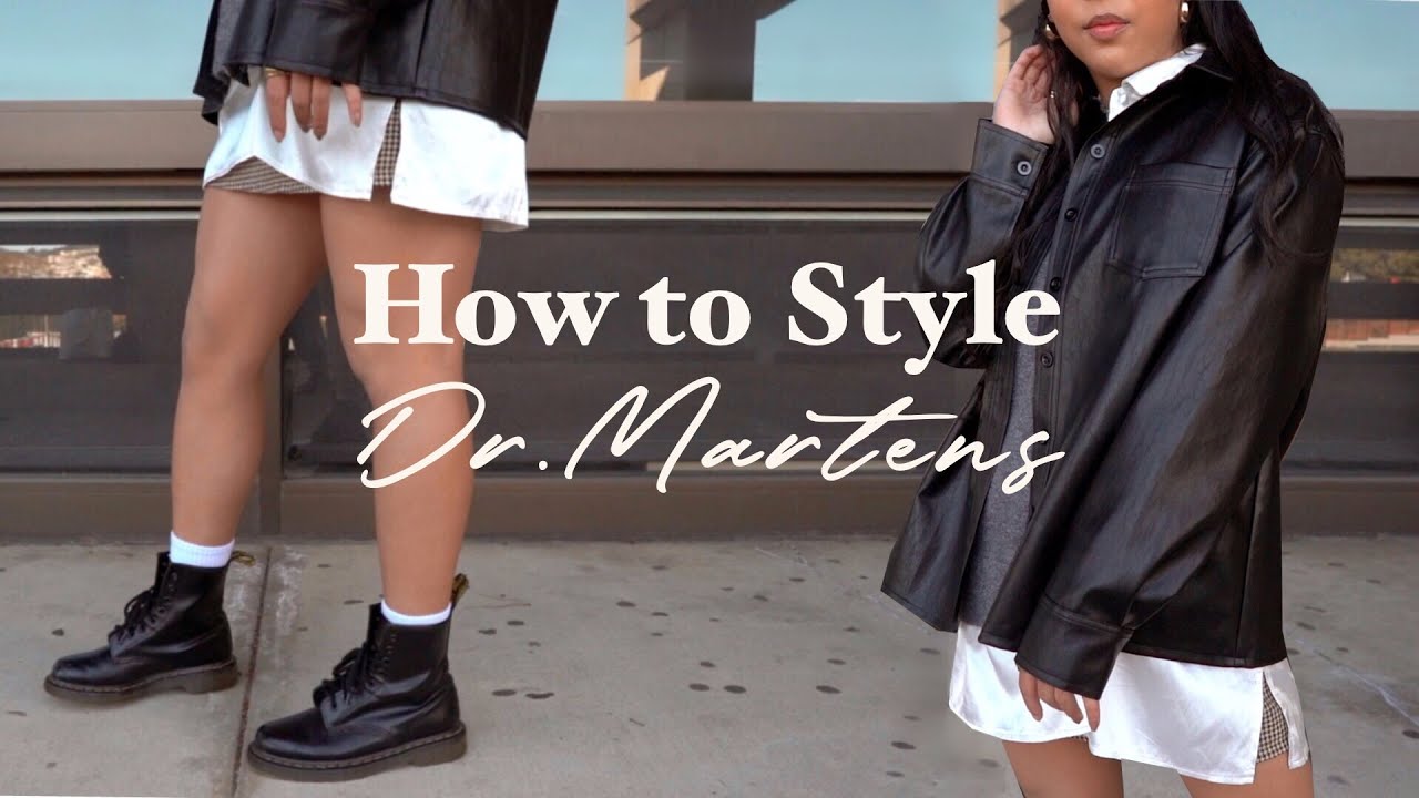 How to Style Doc Martens | Fashion Lookbook with 4 Wearable Outfits ...