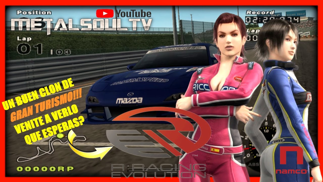 R Racing Evolution el GRAN TURISMO con chicas KAWAII - PS2 GAMEPLAY ...