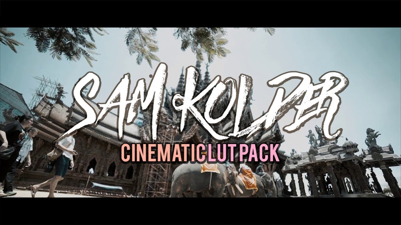 Sam Kolder Inspired Cinematic LUT Pack / 4 LUTs for Premiere Pro, Final ...