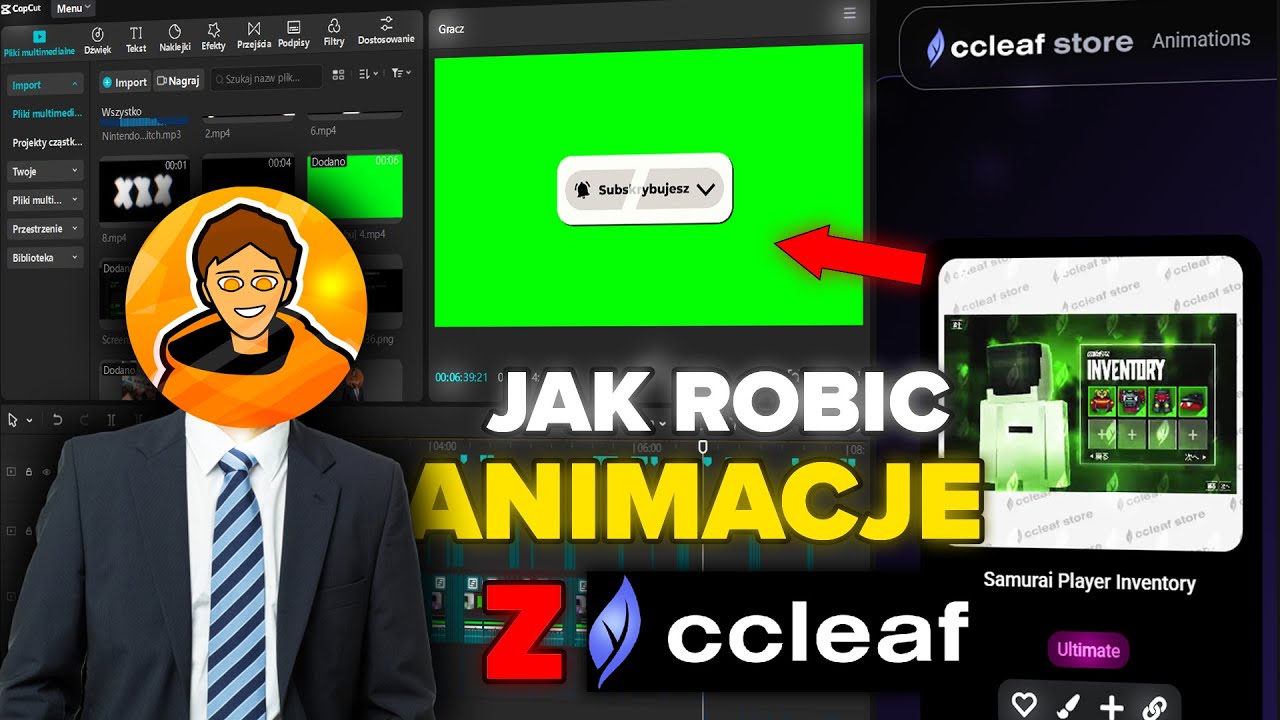 Jak robić animacje jak z ccleaf - YouTube