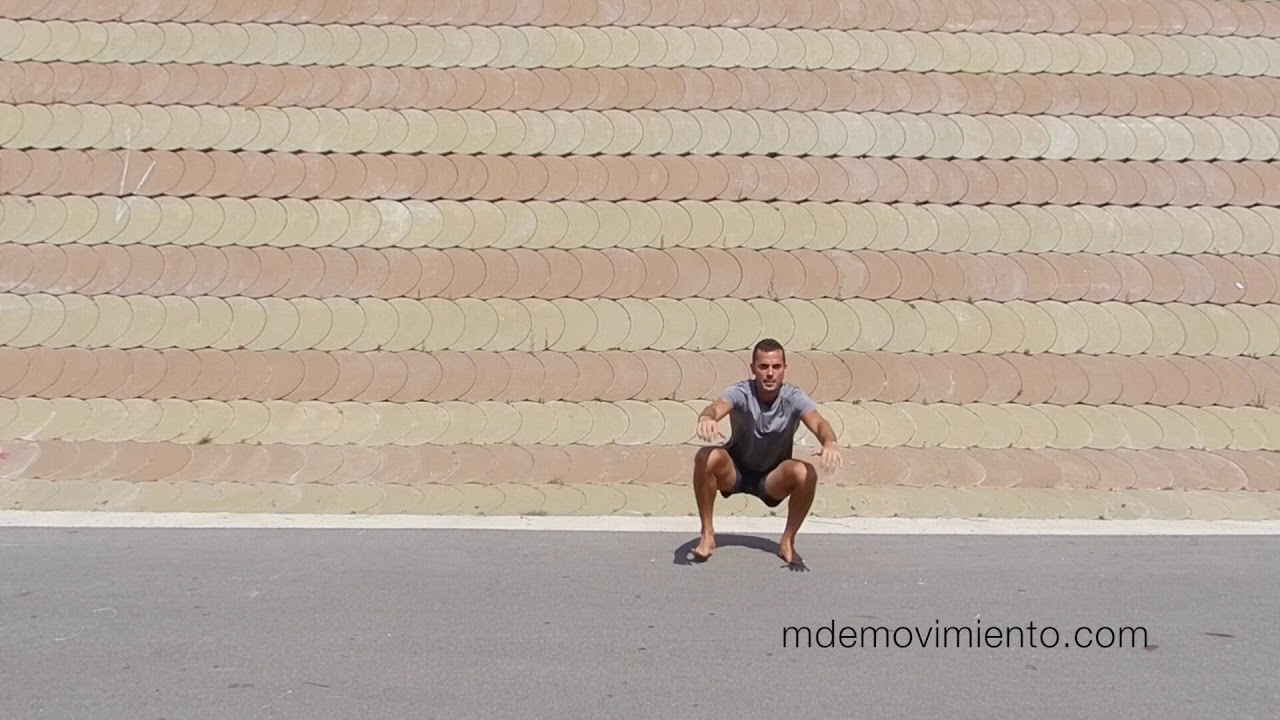 Caminata lateral en sentadilla - YouTube