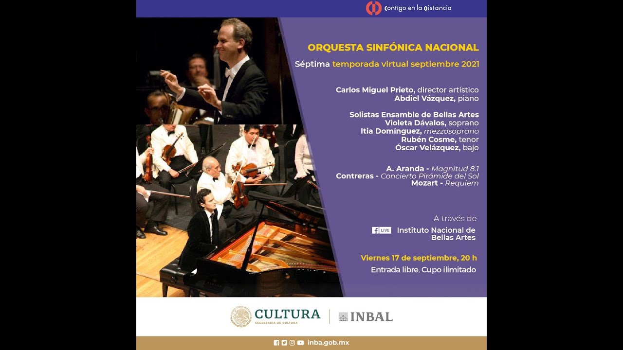 A. Aranda, Contreras, Mozart / Orquesta Sinfónica Nacional / México ...