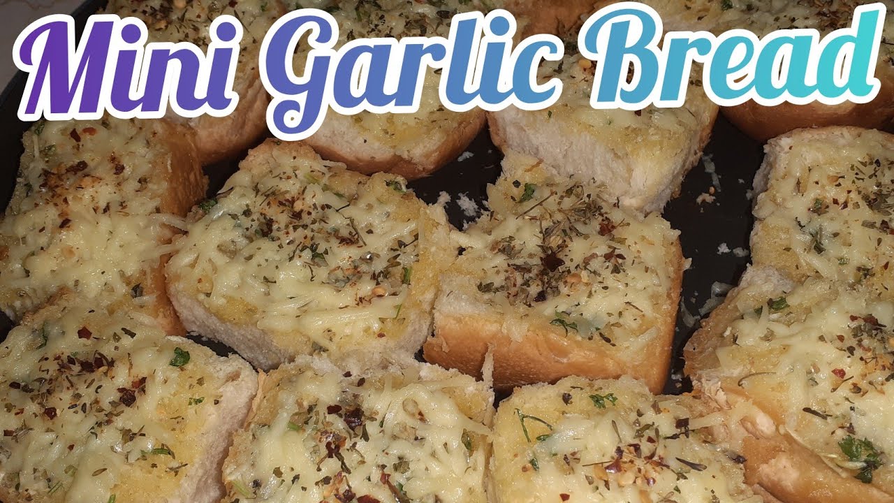Mini Garlic Bread Recipe|Garlic Bread Using Pav Bun|Dominos Garlic ...