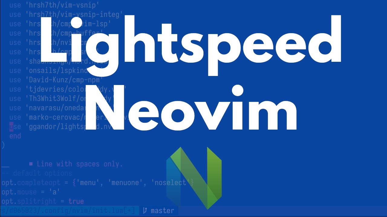 Neovim Plugin: Lightspeed - YouTube