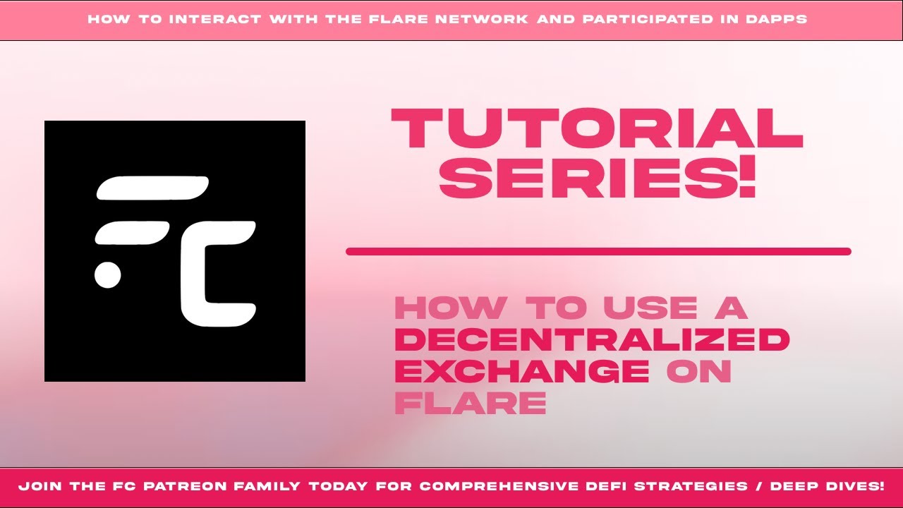 🎓 Tutorial Series 002 - Utilizing Flare's DEXs - BlazeSwap / Enosys ...