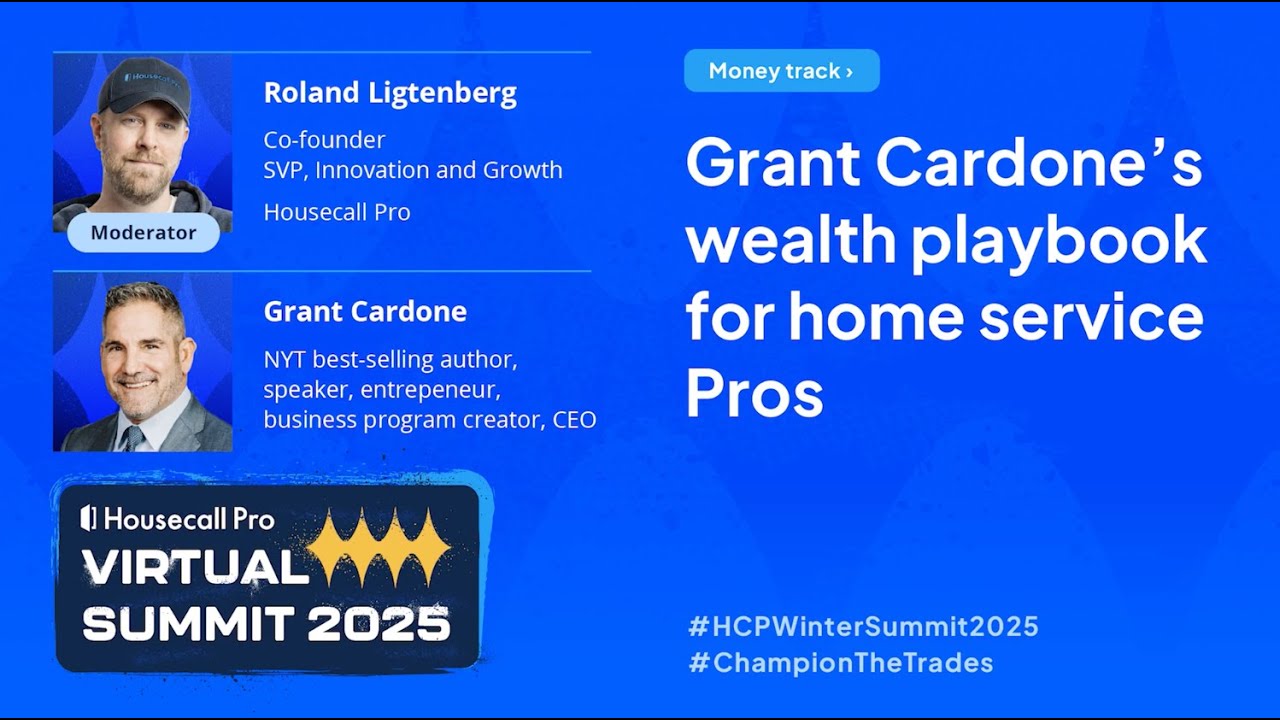 Grant Cardone’s Wealth Playbook for Home Service Pros - YouTube