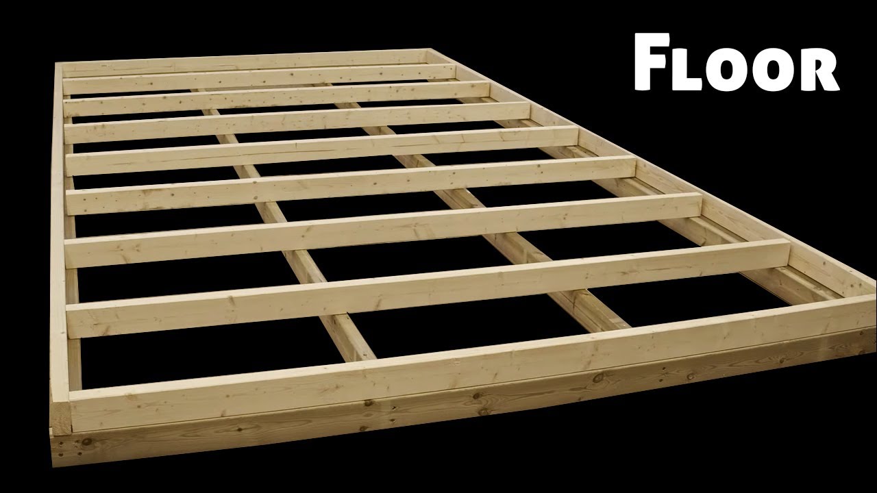 Simple Floor Framing and Insulation - YouTube