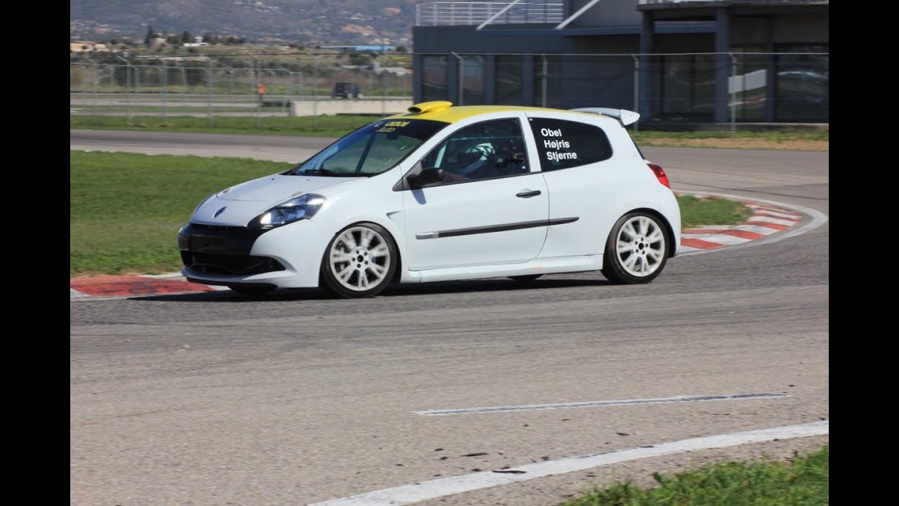 Renault Clio 3 Cup X85 - First Testing Part1 - YouTube