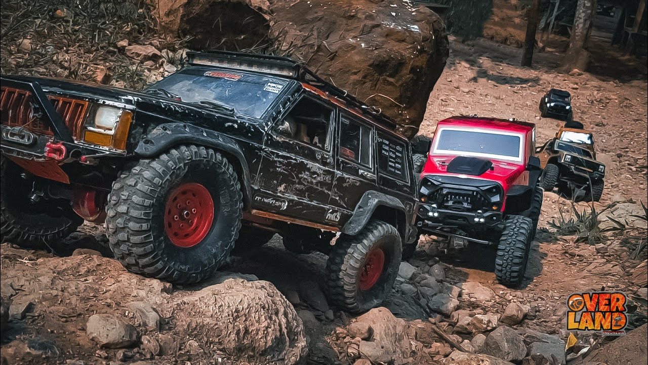 RC OVERLAND Leuwi Cibaliung Part 2 | RC Group Trail Scale 1/10 4×4 ...