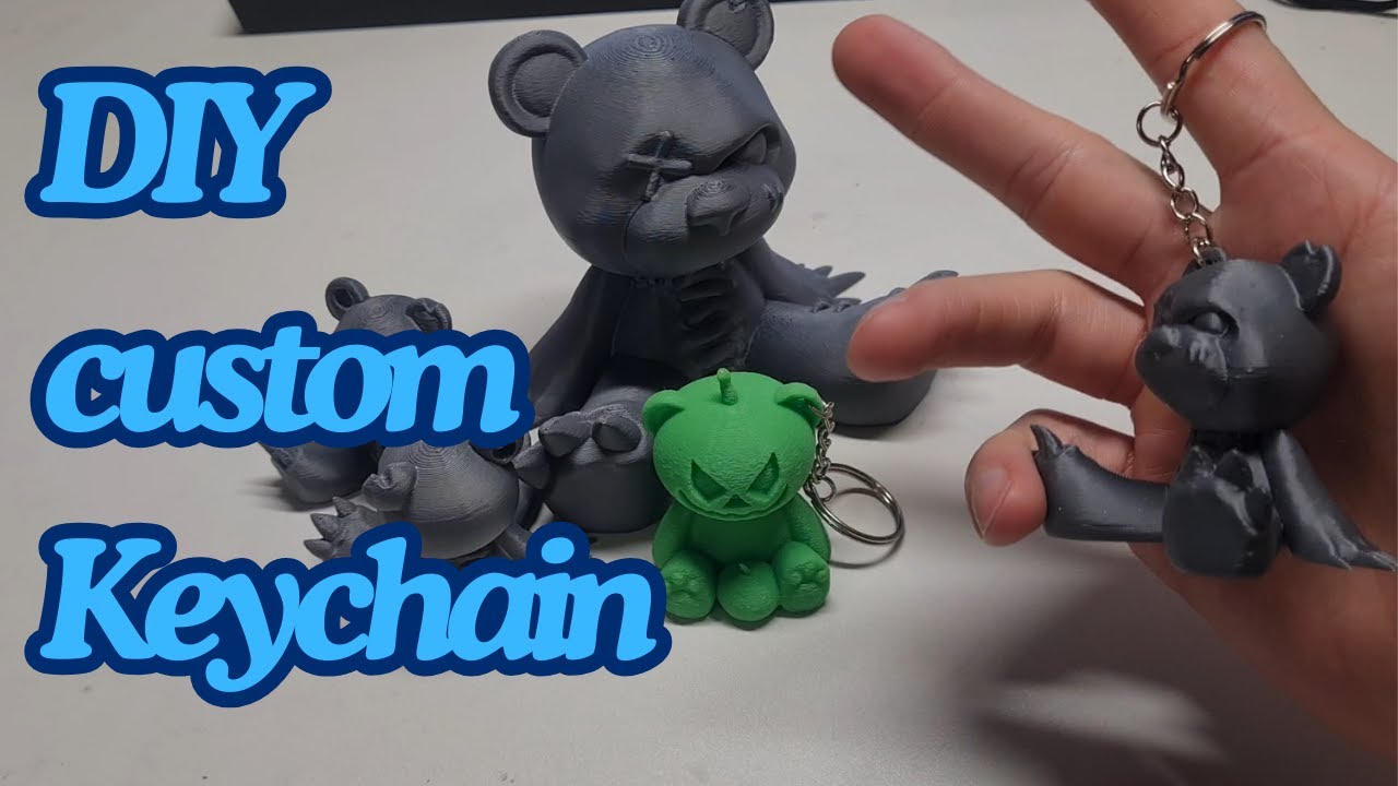 DIY custom Key chain with FlashForge Adventurer 5M PRO - YouTube