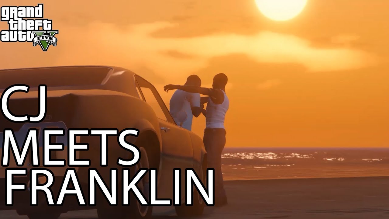 GTA V - CJ Meets Franklin - YouTube