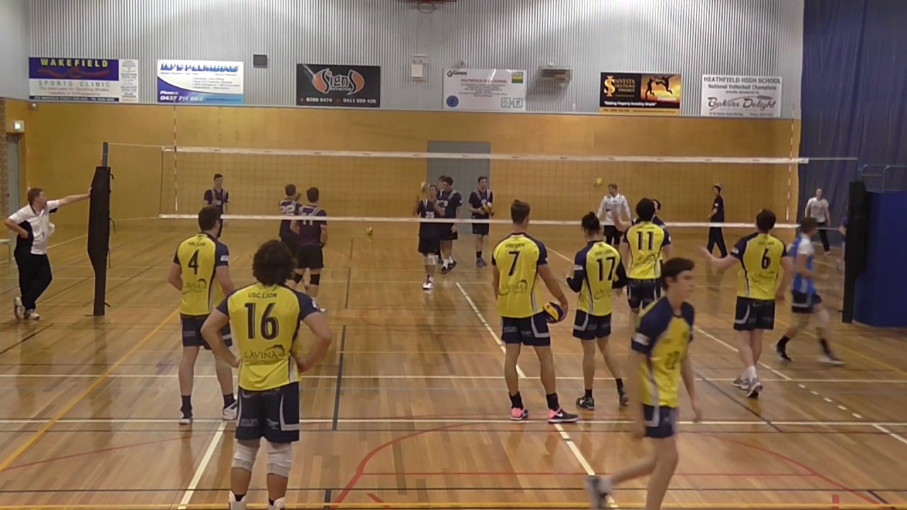 League Men | Austral Phoenix v USC Lion | Round 4 | 2014 - YouTube