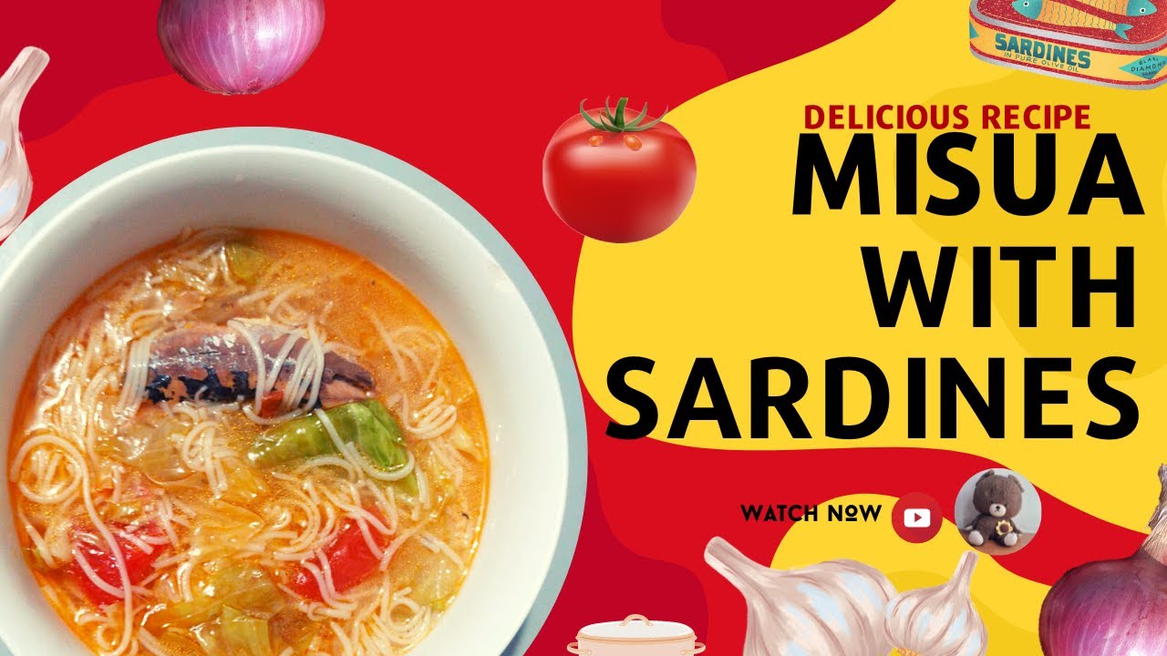 SIMPLENG ULAM PARA SA PAMILYA | MISUA WITH SARDINES COOKED WITH LOVED ...